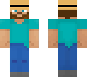 bearded hatted steve | Minecraft Skin