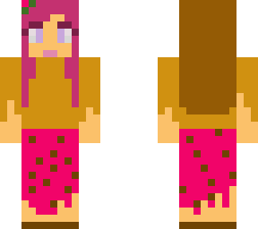 strawberry girl | Minecraft Skins