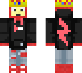 Juultemax Focus Drink Rood | Minecraft Skin