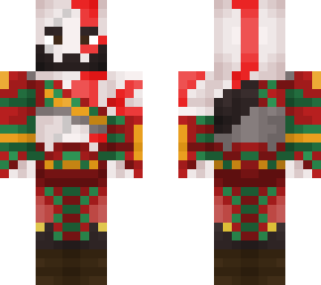 Kratos Christmas Armor | Minecraft Skin