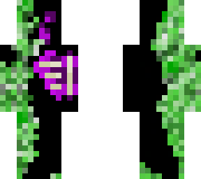 50/50 Creeper- Phantom Creeper | Minecraft Skin