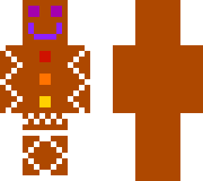 gingerbread man | Minecraft Skin