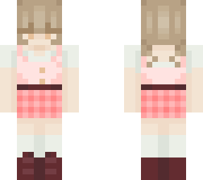 Pink dress | Minecraft Skin