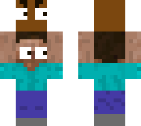 Steve Holding gumba | Minecraft Skin