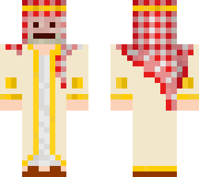 Arab White beard | Minecraft Skin