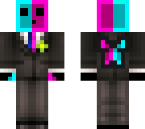 Blue and Pink slime skin | Minecraft Skin