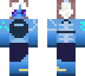 blue gal world | Minecraft Skin