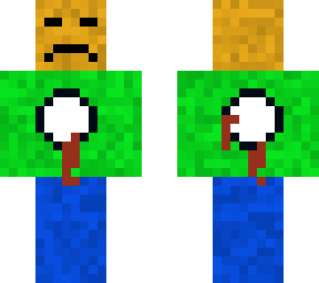 guy with bullethole | Minecraft Skin