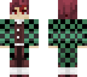 tanjiro demonslayer swordsman | Minecraft Skins