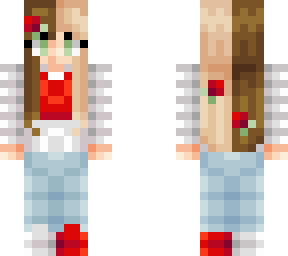 ~ Red Roses // Anya fs ~ | Minecraft Skin