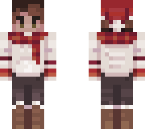 ~snowball fight! *poof*~ SA | Minecraft Skin