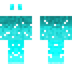 blue fire man | Minecraft Skin