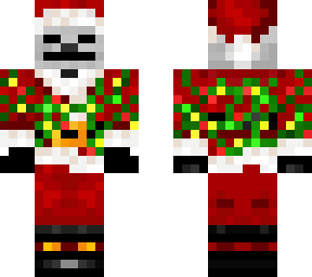 skeleton christmas skin winter christmasskeleton | Minecraft Skins