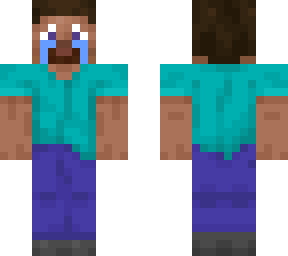 Crying Steve | Minecraft Skin