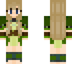 Edited Earthbender Girl | Minecraft Skin