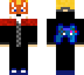 My Skin with a fox mask | Minecraft Skin