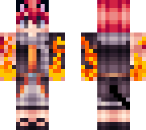 Natsu dragneel(cat) | Minecraft Skin