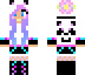 Panda girl | Minecraft Skin