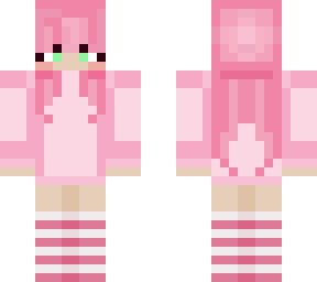 Pink Gamer Girl | Minecraft Skin