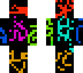 rainbow blast | Minecraft Skin