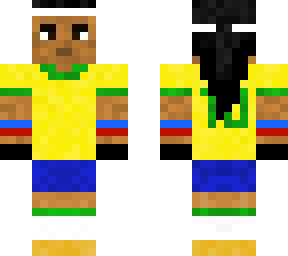 Ronaldinho Brasil Fc Barcelona | Minecraft Skin