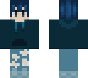 Blue Warden Boy | Minecraft Skin