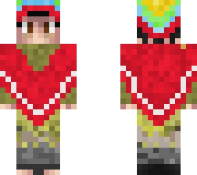 Boliviano Poncho de colores | Minecraft Skin