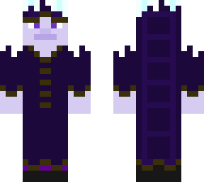 dark elf wizard winter | Minecraft Skin