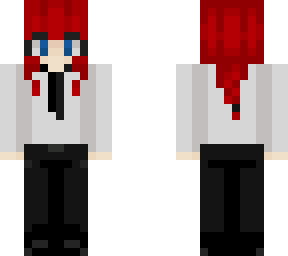 for red head with blue eye | Minecraft Skin