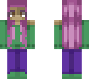 Magenta Hair Girl :) | Minecraft Skin