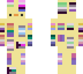 Most of the lgbt flag ducky | Minecraft Skin