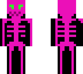 pink skeleton | Minecraft Skin