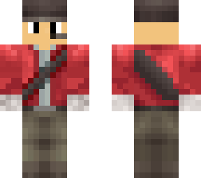 Scout TF2 with Jacket | Minecraft Skin