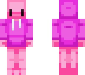 Axolotl in Hoodie Hive Style | Minecraft Skin