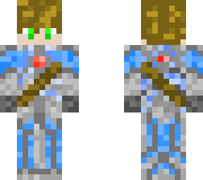 Boy in steel armour - upgraded | Minecraft Skin