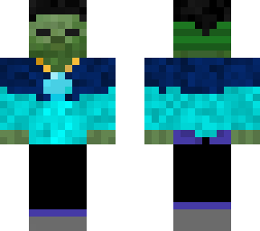 Diamond Armour North Face Zombie | Minecraft Skin