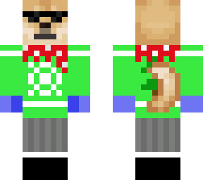 epik MLG doge but festive | Minecraft Skin