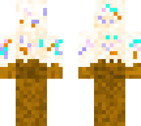 Ice cream vanilla | Minecraft Skin