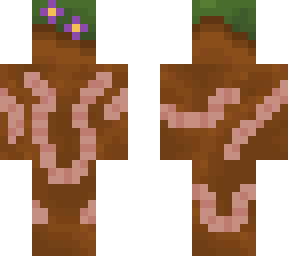Worms on dirt | Minecraft Skin