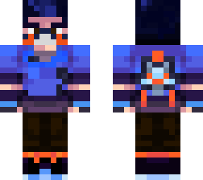 Yoru With Mask Contest Skin | Minecraft Skin