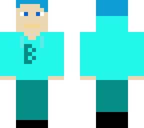 Cool blue Boy | Minecraft Skin