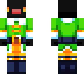 Hive Style Penguin in Elf Costume | Minecraft Skin