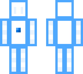 Transparent Cyber Skeleton Like Figure | Minecraft Skin
