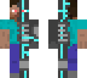 Upgraded Cyborg | Minecraft Skin