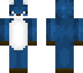 adorable blue fox | Minecraft Skin