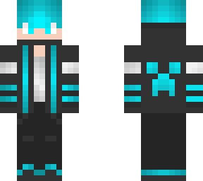 Blue Gamer Boy | Minecraft Skin