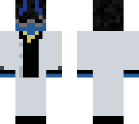 Blue horned demon | Minecraft Skin