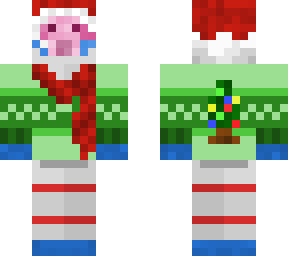 christmas axelotle | Minecraft Skin
