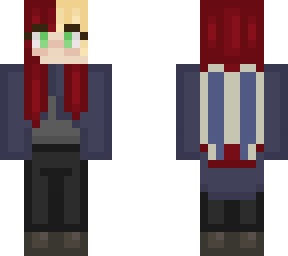 Intrepid red hair | Minecraft Skin