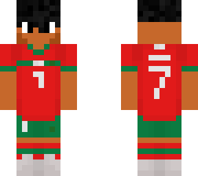 Maroco World cup 2022 Qatar Ziyech | Minecraft Skin